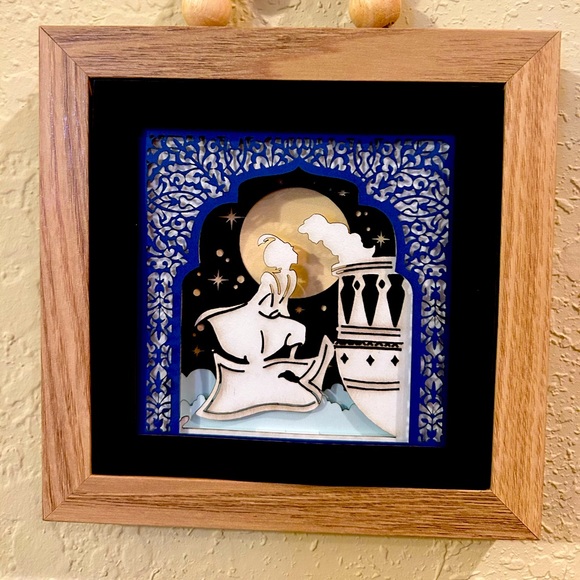 Hand Crafted | Art | 3d Paper Aladdin | Poshmark